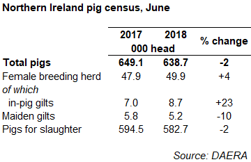 Slight decline in Northern Ireland pig herd | Pig World